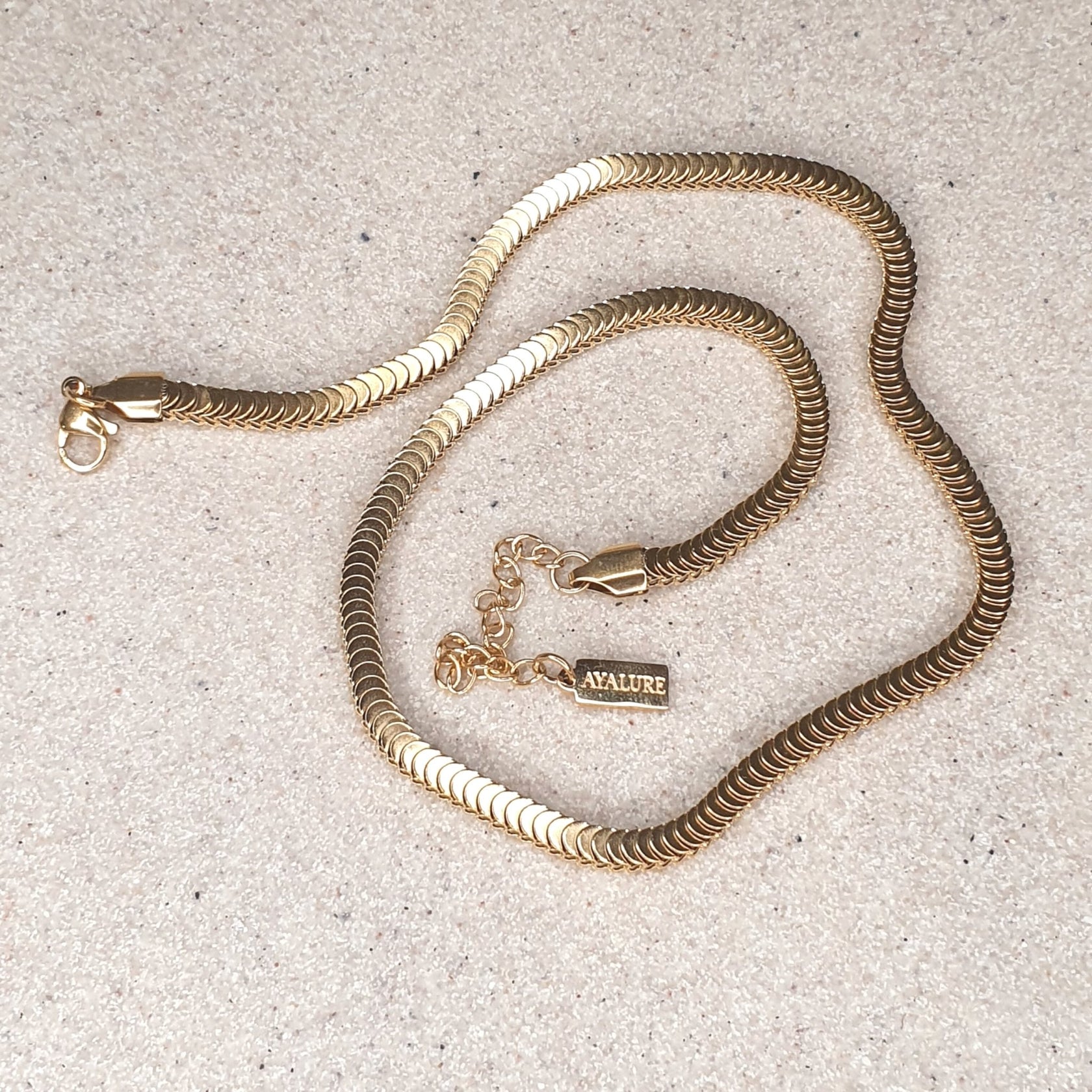 Tarella Necklace – 18k gold waterproof bracelet | Ayalure
